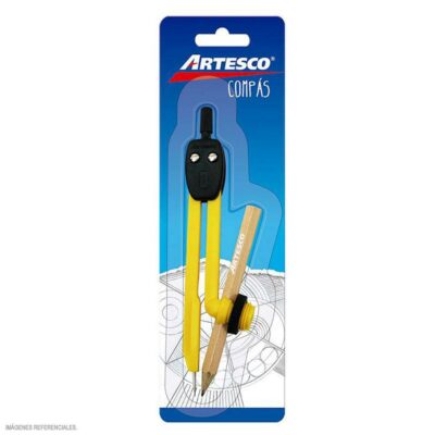 Compas Plástico - Artesco | Uno Más Uno