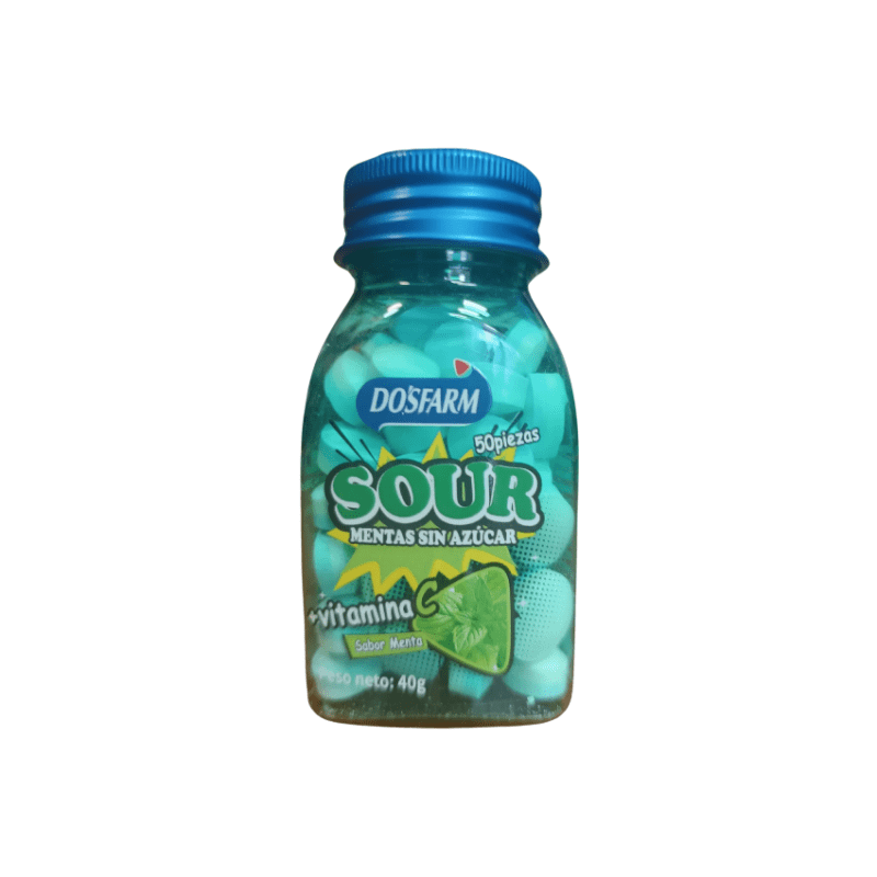 Mentas sin azúcar Menta x50 pastillas - Dosfarm | Uno Más Uno
